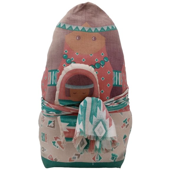 Art | Native American Doll Soft Sculpture Doorstop Baby Papoose Vintage ...